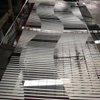 China DIN Standard Elevator Stainless Steel Sheet 201 Mirror Finish Gold Etched for sale
