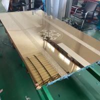 China Customized 304 316 Elevator Stainless Steel Sheet Mirror Etching Plate for sale