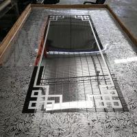 China 430 0.8mm Mirror Gold Etched Elevator Stainless Steel Sheet 4x8ft JIS for sale