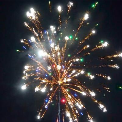 China Chinese Export High Quality 16 Shots 200g Cake Fireworks 1.4g Un0336 Fireworks Pyrotechnics For Christmas Celebration for sale
