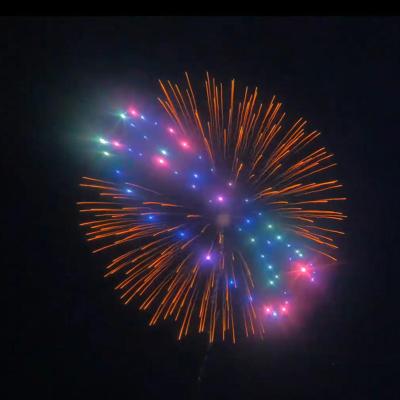 China 1.3g Professional Fireworks Display 2025 Mandarin Professional Pyrotechnics 3 4 5 6 8 10 Inch Display Shell Fireworks for sale