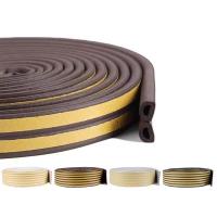 China Extruded Rubber Seal Strip Self-adhesive Epdm Rubber Door Dustproof Rubber Sealing Strip Window Sponge Strip for sale