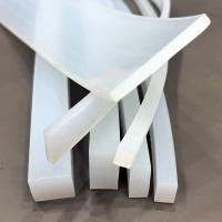 China Waterproof Anti-noise Flat Rectangular Solid Sealing 5mm Silicone Rubber Seal Strip for sale