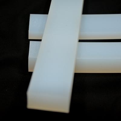 China Silicone Rubber Seal Strip Support Customization Silicone Square Bar Round Bar Solid Silicone Strips for sale