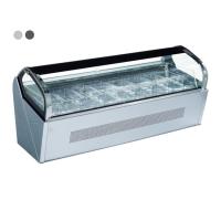 China Energy-Saving Ice Cream Display Case | Frost-Free & Hygienic | Glass Door Freezer for Ice Cream Parlor/Restaurant for sale