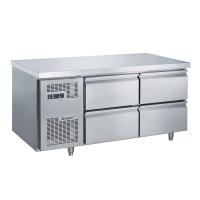 China Commercial Single-Temperature Undercounter Refrigerator 4 Drawers Stainless Steel Digital Control for Kitchen Restaurant Use New for sale