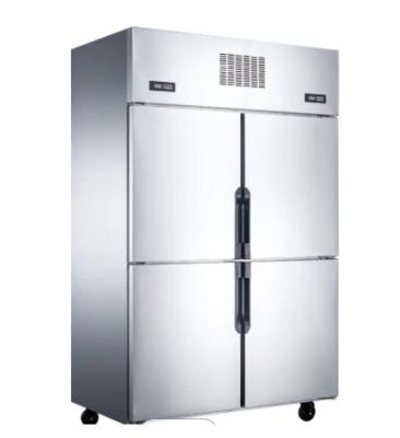 China Commercial Kitchen Equipment Stainless Steel Single-Temperature Digital Display Upright Air-Cooled Refrigerator Restaurant Use for sale