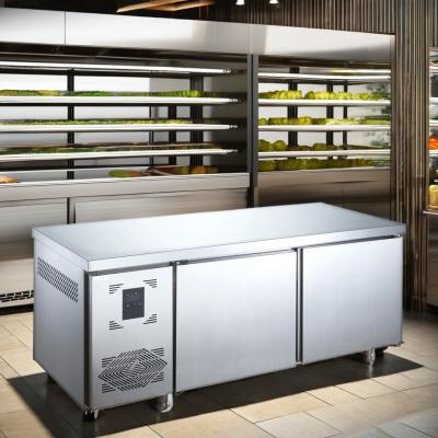 China Platform Refrigerator  Commercial Kitchen Worktable Freezer Commercial Stainless Steel Restaurant Fridge Kitchen Refrigerator for sale