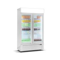 China Large Capacity Double Door Beverage Cooler: Keep Your Drinks Fresh and Ready for Sale for sale
