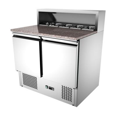 China 200L Saladette Table Display Counter Refrigerator for sale