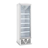 China Hot Sale Commercial Upright Fridge Freezer Single-Temperature Vertical Glass Showcase Cases for Beverage Single-Temperature for sale