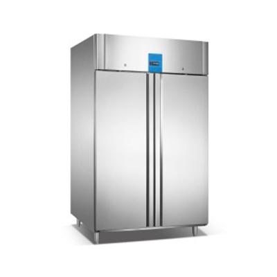 China Commercial Vertical Air Cooling Two Doors Refrigerator Single-Temperature for sale