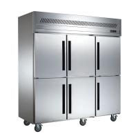 China Wholesale Large Capacity Commercial Refrigerator 6 Doors Heavy Duty Independent Freezer Single-Temperature for Supermarket for sale