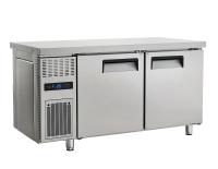 China Commercial Counter Refrigerator  Air-Cooled Worktable Glass Material Chiller Bar Supermarket Store Display for sale