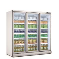 China SUMYO Commercial Display Showcase Glass Door Chest Deep Freezer Blast Chiller Fan Cooling Chiller Refrigerator for sale