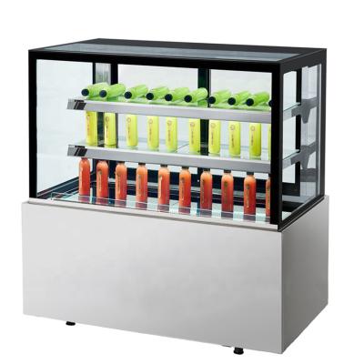 China 900*680*1200 Dimensions Commercial Cake Display Freezer Automatic Defrost Chiller for sale
