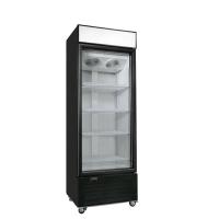 China Single Door Store Refrigerator 220V Soda Drink Chiller Water Bottle Cooler LED Light Single-Temperature Cooling for Display for sale