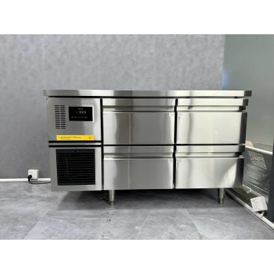 China Commercial Stainless Steel Drawer Refrigerator With 4 Drawers Single-Temperature and Imported Slideway for sale
