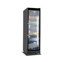 China 560L Commercial Single Luxury Glass Door Beverage Display Chiller Showcase Supermarket Refrigeration Freezer Air Cooler Cooling for sale