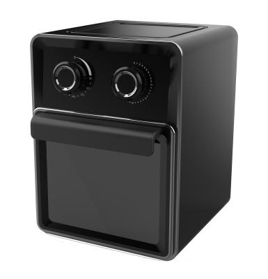 China Black Modern Large Air Fryer Oven With Visible Window / Thermostat Control for sale