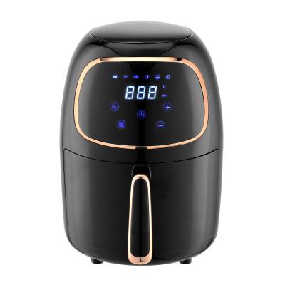 China Portable Digital Mini Air Fryer 1200W 2L Big Touch Screen For Healthy Eating for sale
