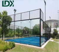 China Professional 20x10m Padel Court System with 12mm Tempered Glass Walls - Customizable Indoor/Outdoor Sports Facility for sale