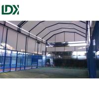 China LDK2019-3C Panoramic Padel Tennis Court 10x20m with LED Lighting and Custom Ceiling for sale