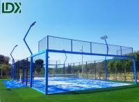 China LDK2019-3D Padel Court 20m x 10m with 12mm Tempered Glass and Steel Mesh Construction for sale