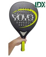 China LDK Carbon Padel Tennis Racket 460mm with Custom Court Equipment - 340-380g Weight, 20x10m Field for sale