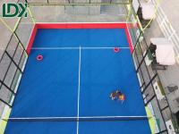 China LDK Carbon Padel Tennis Racket 460mm with Custom Court Equipment - 340-380g Weight, 20x10m Field for sale