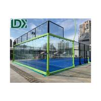 China 360° Panoramic Padel Court - 20m x 10m Outdoor Professional Equipment with 12mm Tempered Glass for sale
