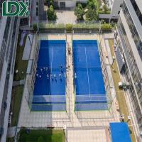 China 360° Panoramic Professional Padel Court - 20m x 10m Outdoor Tournament Grade with 12mm Tempered Glass for sale