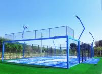 China Professional Panoramic Padel Court with 12mm Tempered Glass & 4.0mm Steel Mesh for Outdoor Platform Tennis for sale