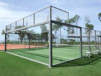 China Professional Outdoor Padel Court with 12mm Tempered Glass and 20x10m Field Size - CE & ISO Certified for sale