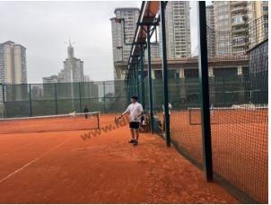 China Retractable Electric Roof Padel Tennis Court 20m x 10m LDK2019-3 for sale