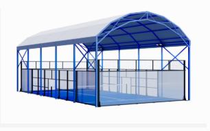 China LDK2019-3 Panoramic Padel Court 20x10m with 12mm Tempered Glass Walls - Olympic Standard Competition Facility for sale