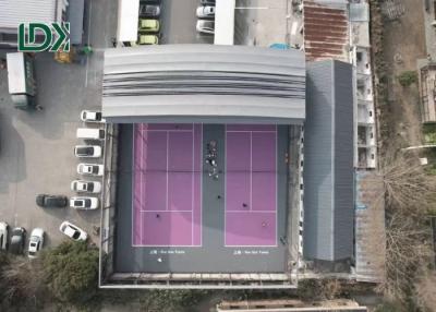 China UV-C Shielded Expandable padel court Tents: Cost-Effective Space-Saving Design for sale