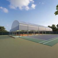 China Heavy Duty Padel Canopy for Rain & Sun for sale