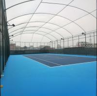 China Smart-Controlled Tennis Shade Tent 10m x 20m Custom Design UV-Resistant Polyester for sale
