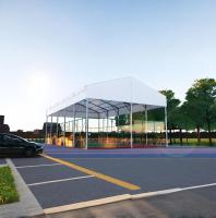 China Smart-Controlled Tennis Shade Tent 10m x 20m Custom Design UV-Resistant Polyester for sale