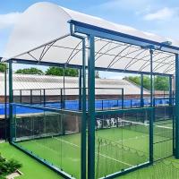 China LDK2019-3C Professional Padel Court 10m×20m with Tempered Glass & LED Lighting for Tournament Use for sale