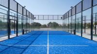 China LDK Panoramic Padel Court 20x10m with 12mm Tempered Glass Walls for Sports Centers and Gyms for sale