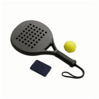 China Lightweight Carbon Fiber Padel Racket 340-380g for Beginners Recreational Family Use for sale