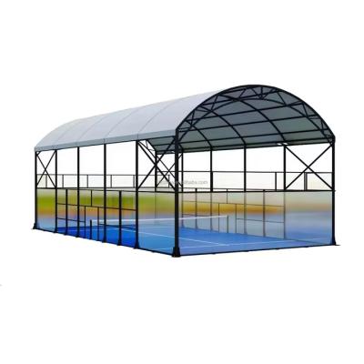 China LDK 20x10m Removable Padel Court with Roof Cover for All-Weather Paddle Tennis for sale