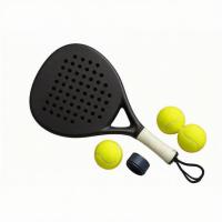 China LDK Carbon Fiber Padel Racket 455-460mm Length 340-380g Weight with Professional Certifications for sale