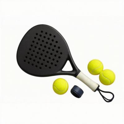 China LDK Carbon Fiber Padel Racket 455-460mm Length 340-380g Weight with Professional Certifications for sale