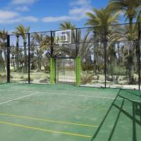 China Multi-Purpose Padel Court 20x10m Customizable with 12mm Tempered Glass and Steel Mesh for sale