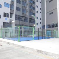 China LDK Padel Tennis Court 20m x 10m Professional Training Court with 12mm Tempered Glass for sale