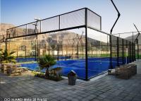 China Professional Outdoor Padel Tennis Court Equipment 20m x 10m Tempered Glass 12mm for sale