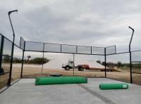 China Professional Outdoor Padel Tennis Court Equipment 20m x 10m Tempered Glass 12mm for sale